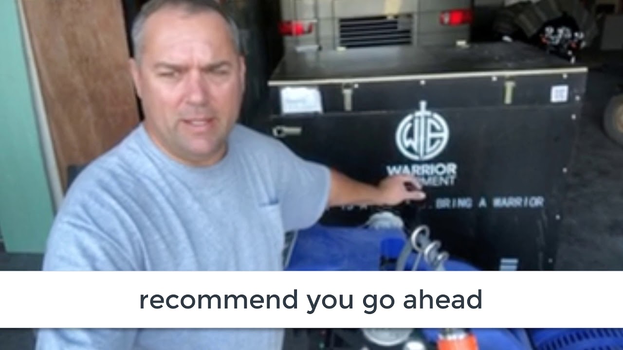 Warrior Equipment | Contractors Review Warrior Concrete Grinders - YouTube