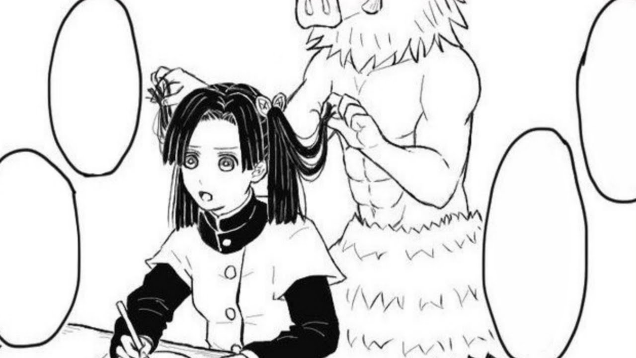 Inosuke juega con el cabello de Aoi | Cómic Dub - YouTube