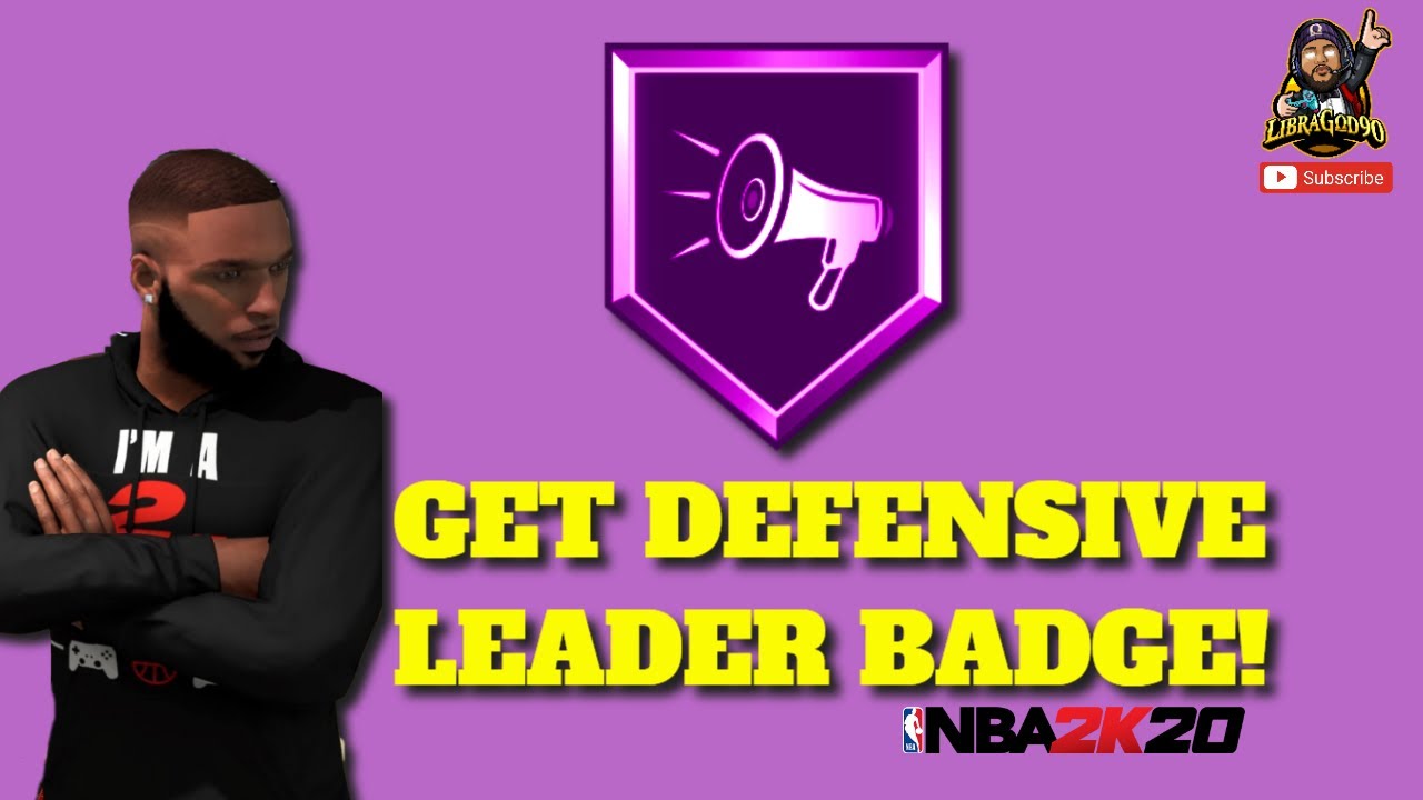 DEFENSIVE LEADER BADGE! NBA 2K20 - YouTube