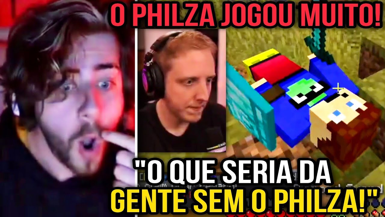 CELLBIT REAGINDO AO PHILZA TANKANDO O BAD E O PIERRE SOZINHO | QSMP ...