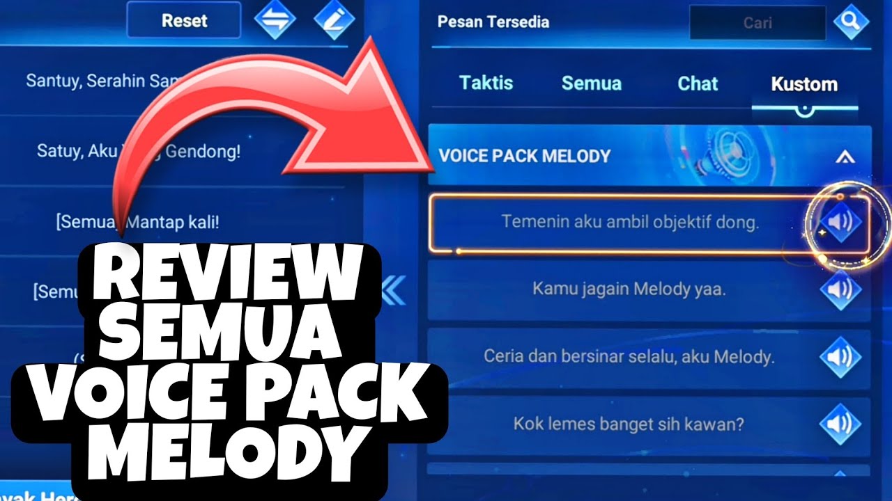 REVIEW SEMUA VOICE PACK MELODY - YouTube