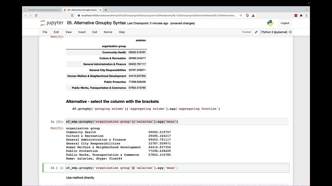 01 Alternative Groupby Syntax - YouTube