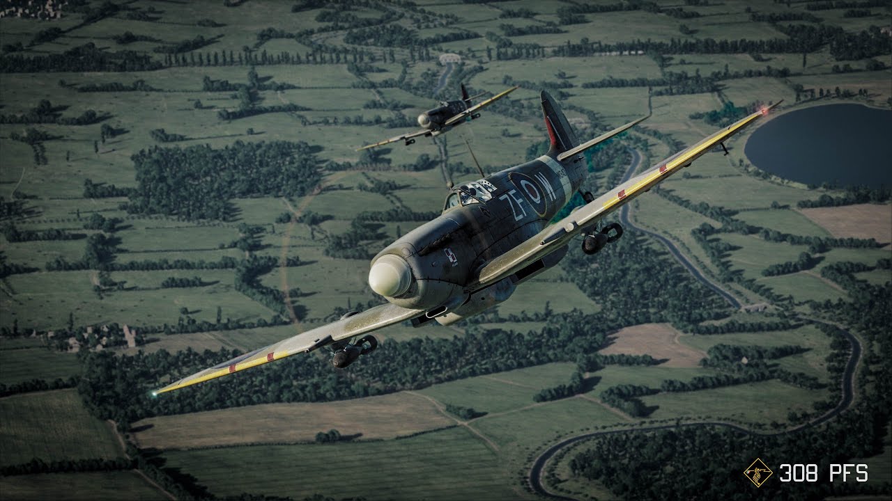 A/G Training with 308 Polish Fighter Squadron Pilots | DCS Spitfire ...