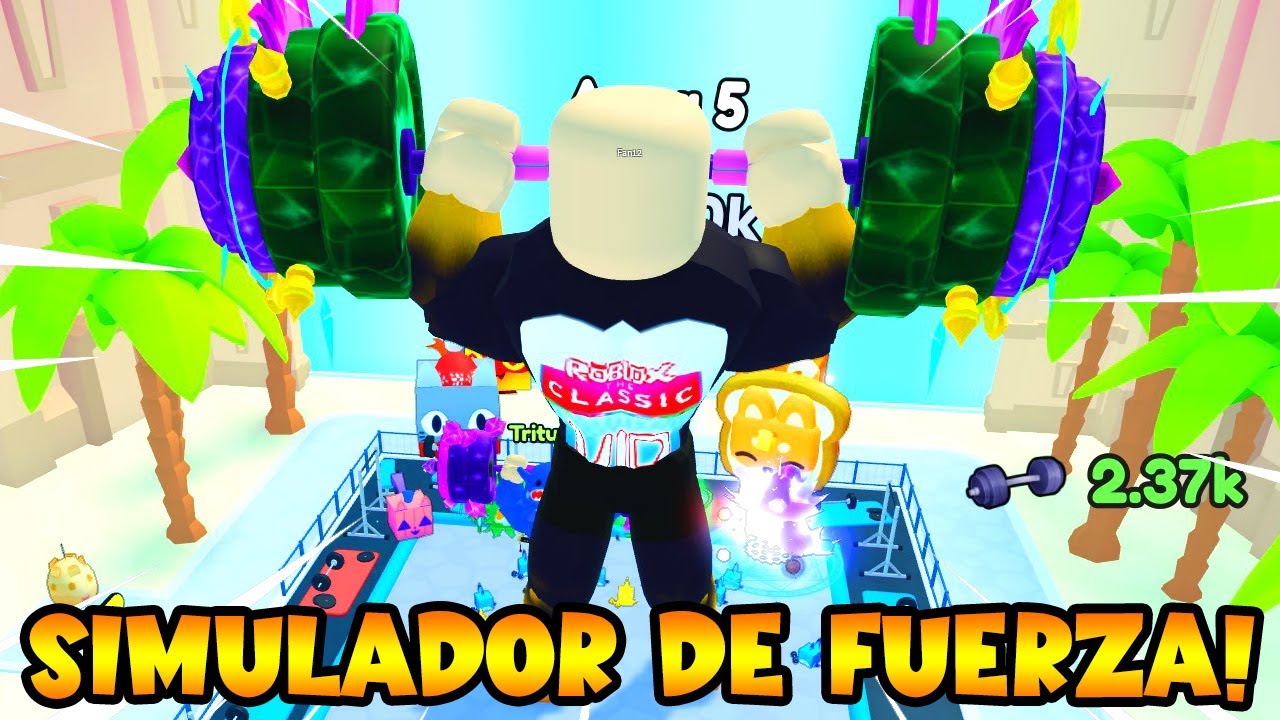 UN SIMULADOR DE FUERZA EN PET SIMULATOR 99 DE ROBLOX!!! - YouTube