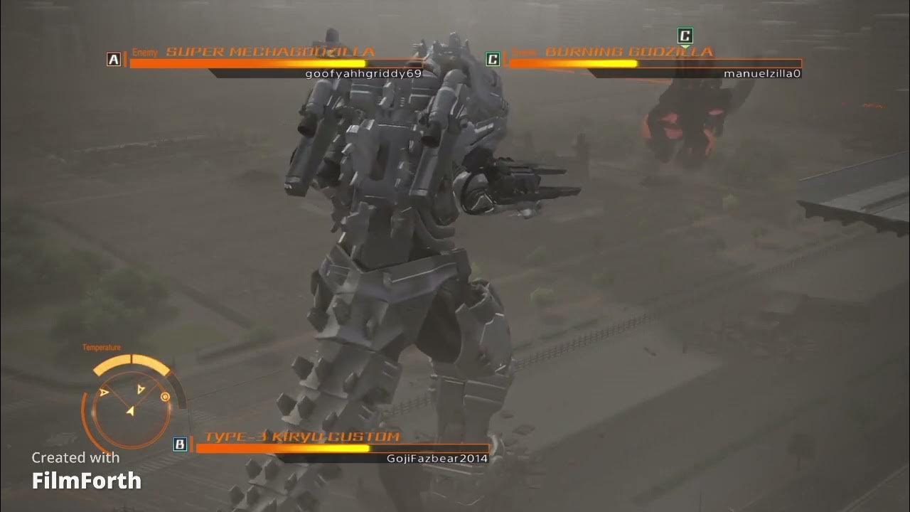 GODZILLA ps4 online battle: Kiryu vs Burning Godzilla vs Super MechaGodzilla - YouTube