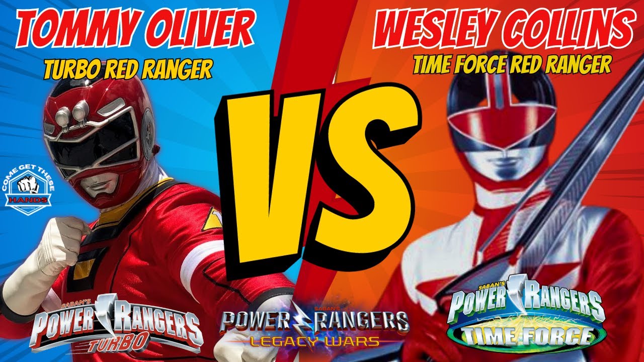 Tommy Oliver Vs Wesley Collins | Power Rangers Legacy Wars - YouTube