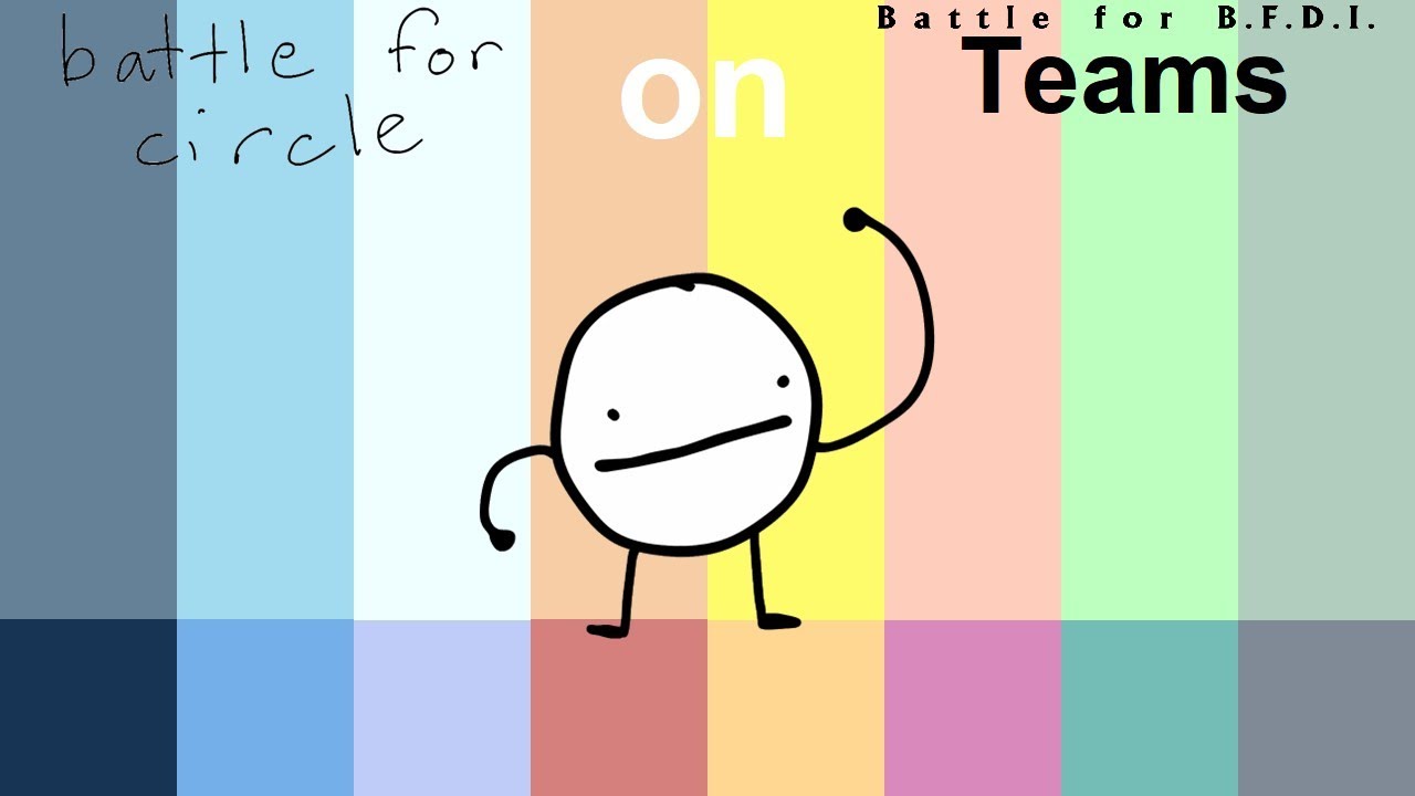 If Battle for Circle Characters were on BFB Teams - YouTube