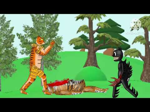 Cartoon Cat vs The God of Tigers (Chindgaku) | QoQo Animation