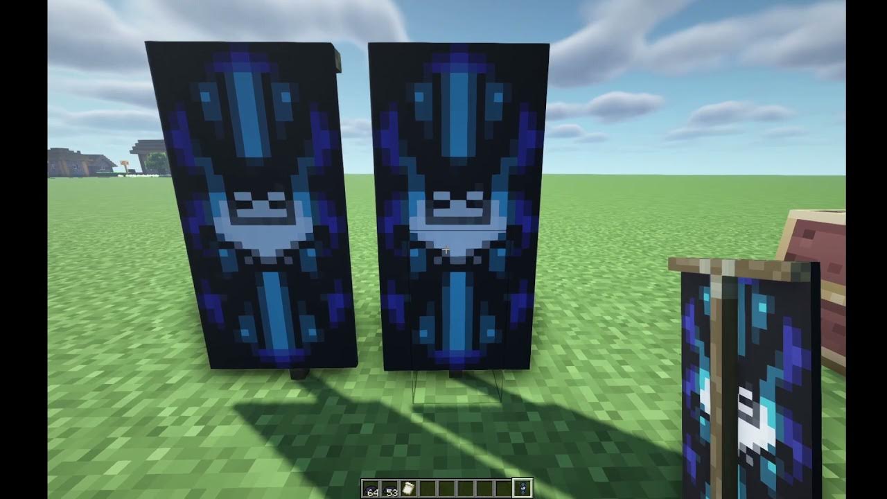 How To Make 2 Cool Banner Patterns In Minecraft! - YouTube