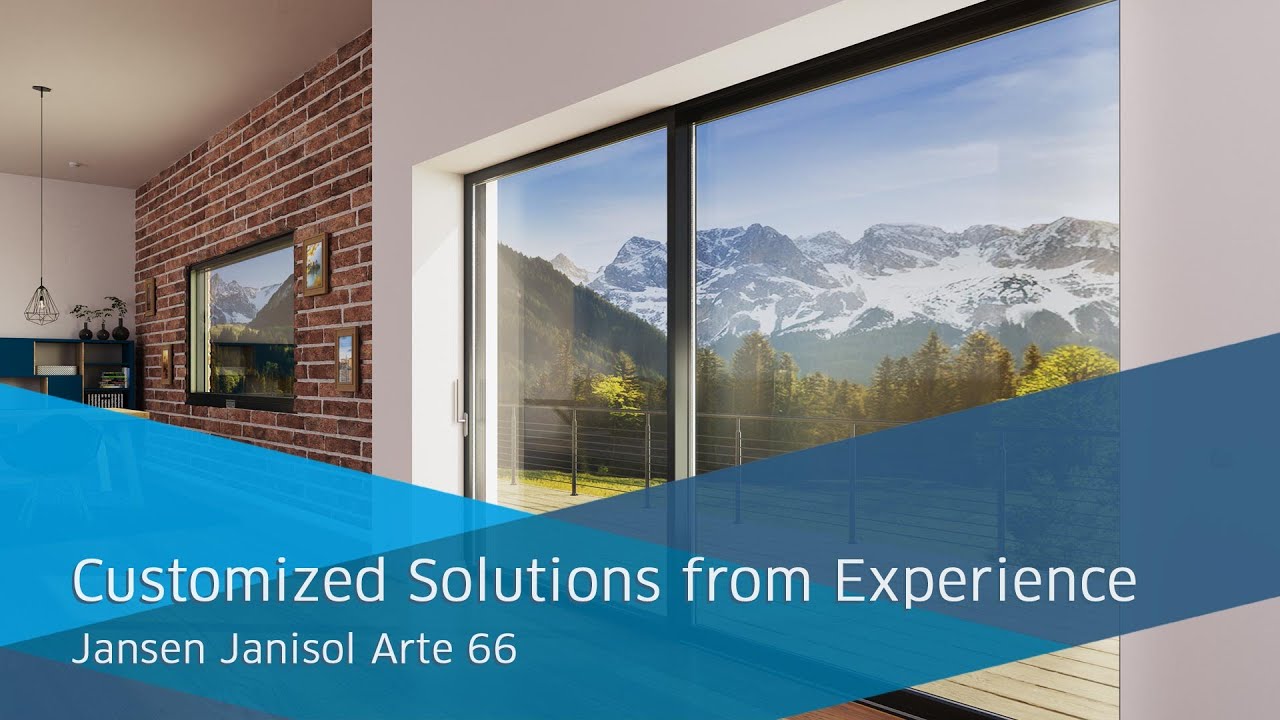Jansen Janisol Arte 66 Lift & Sliding door - YouTube