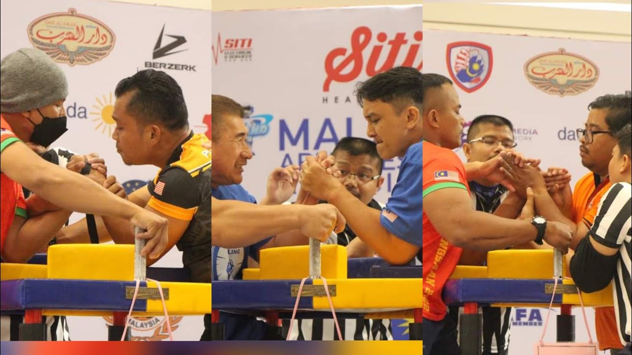 Final master tangan kiri -70kg, -86kg & +86kg gusti lengan Malaysia ...