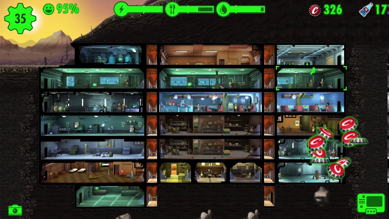 Second Bunker working Progress In Fallout Shelter - YouTube