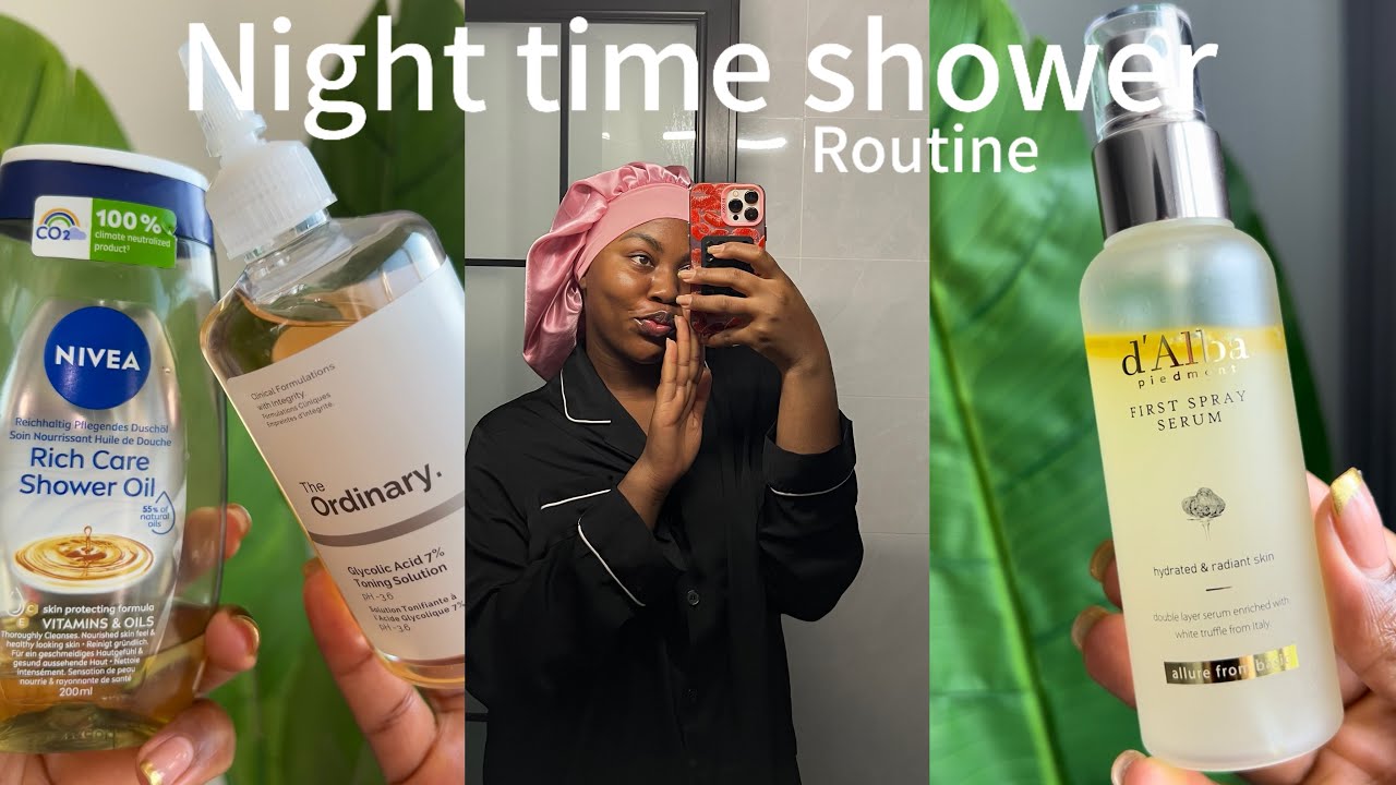 MY NIGHT TIME SELF CARE SHOWER ROUTINE |UNWIND WITH ME | FEMININE HYGIENE +SHOWER ESSENTIALS ...