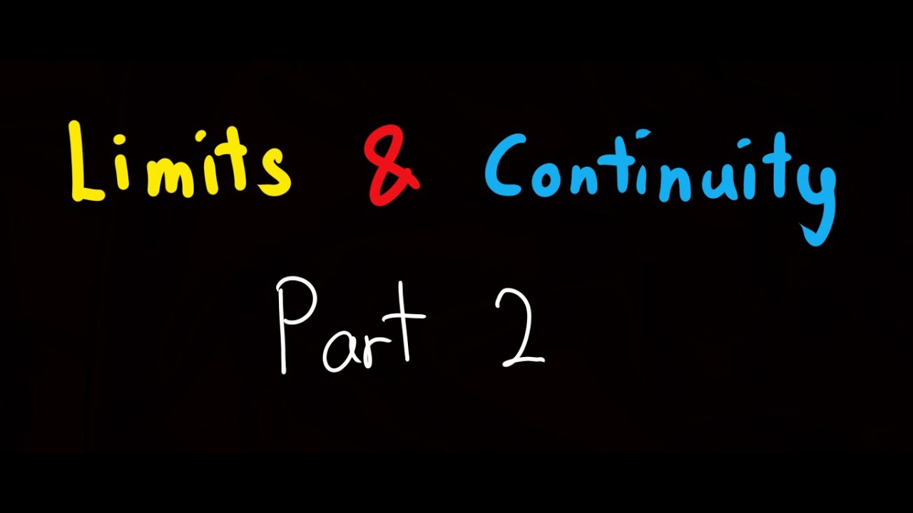 STPM Maths - Limits & Continuity Part 2 - YouTube