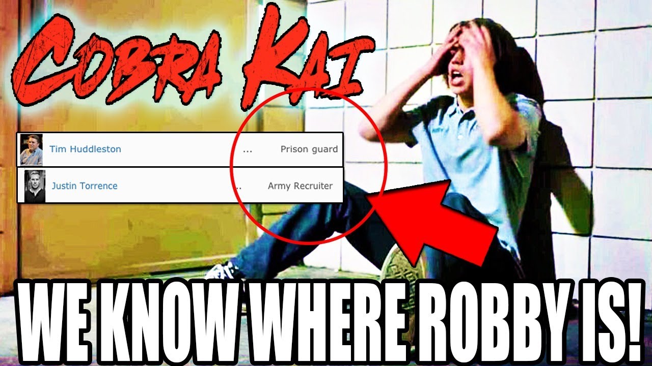 WE KNOW WHERE ROBBY IS! (Cobra Kai Season 3 THEORY) - YouTube