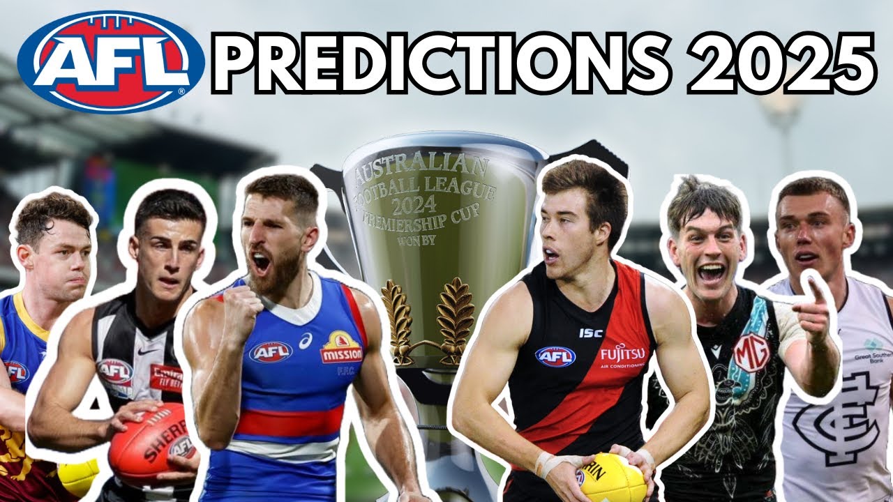 My 2025 afl ladder predictions - YouTube