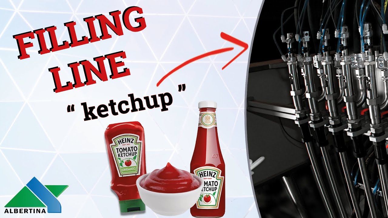 Complete Production Line For Ketchup I ALBERTINA Machinery - YouTube