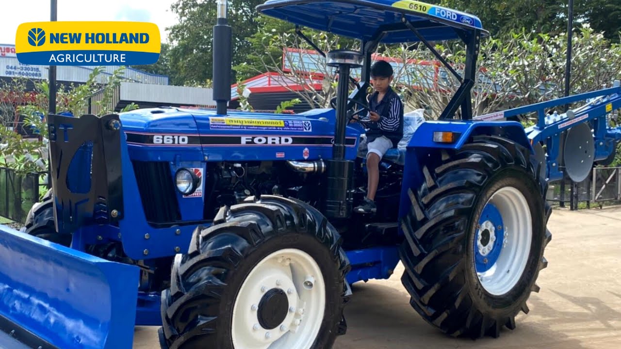 รถไถฟอร์ด6610 4WD รถมือสองบิ้วใหม่สวยๆแต่งหล่อๆ ได้ผาน-ใบดันดิน ราคา580,000บาท โทร.093-790-7752 ...