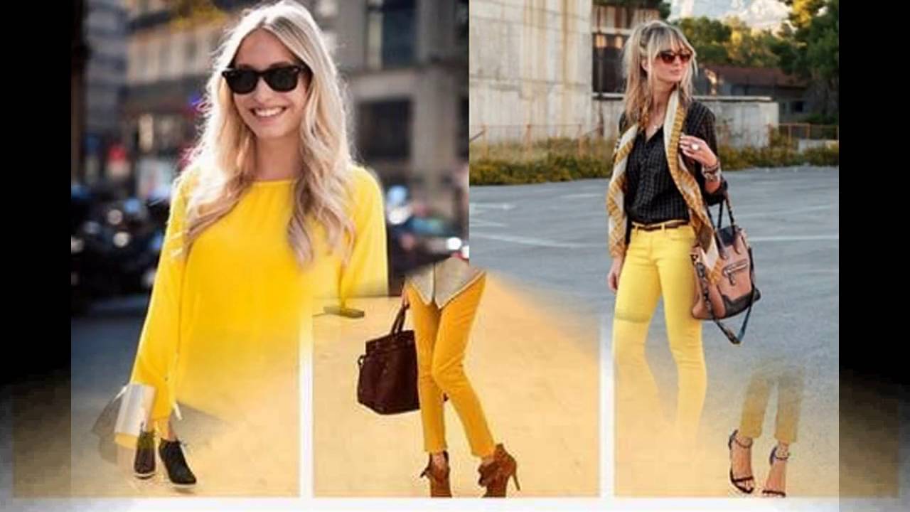 Todas las tendencias Como combinar el color amarillo en ropa - YouTube