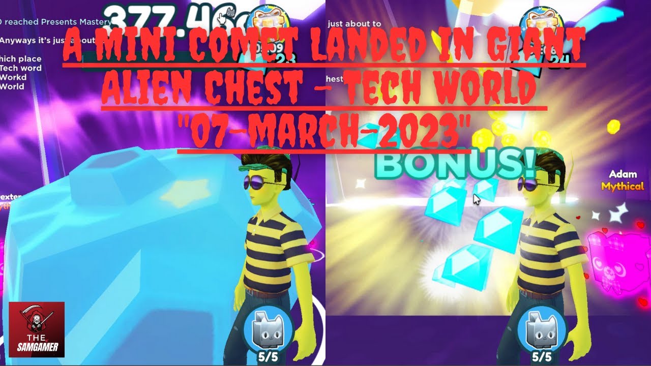 A Mini Comet Landed On 07 March 2023 At Giant Alien Chest - Tech World ...