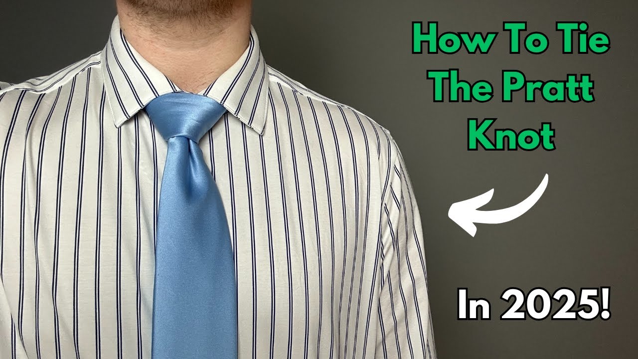 How to Tie the Pratt Knot – Master This 2025 Essential Tie Knot! - YouTube