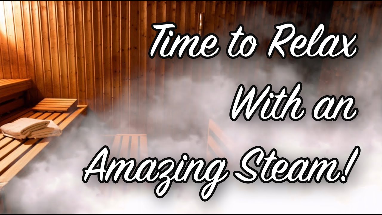 Fall Asleep - Relaxing Sauna Sounds, Billowing Steam, Pouring Water ...
