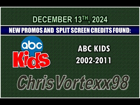 New Promos and Split Screen Credits Foundings: 12-13-2024: ABC Kids 2002-2011 - YouTube
