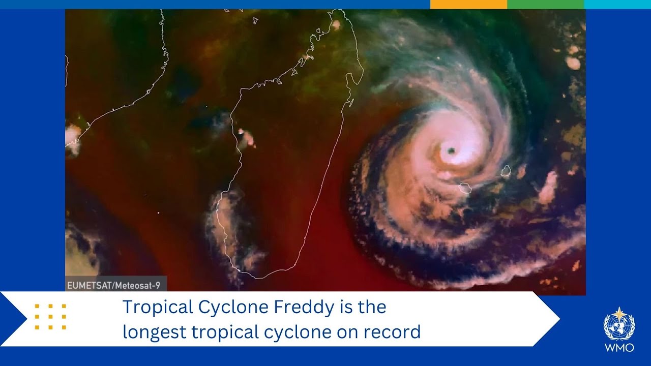 Tropical Cyclone Freddy is the longest tropical cyclone on record at 36 ...