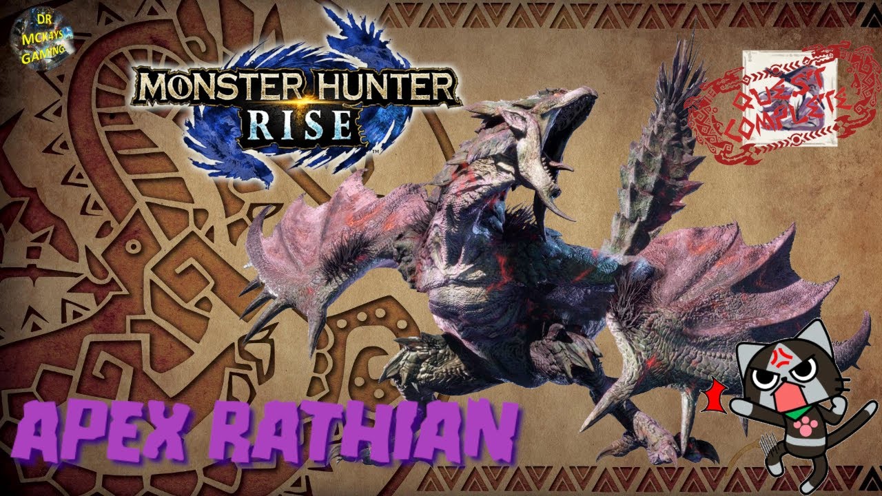 Apex Rathian Monster Hunter Rise - YouTube