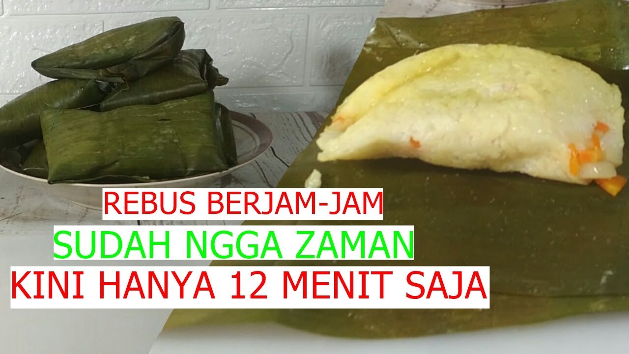 Resep Cara Membuat Buras Isi Wortel Hanya 12 Menit - YouTube