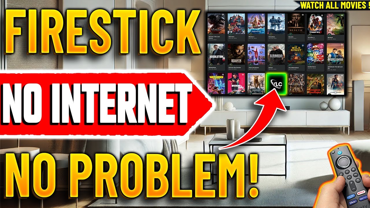 🔴How to Use Your Firestick Without Internet (Easy Trick To Watch Movies ...