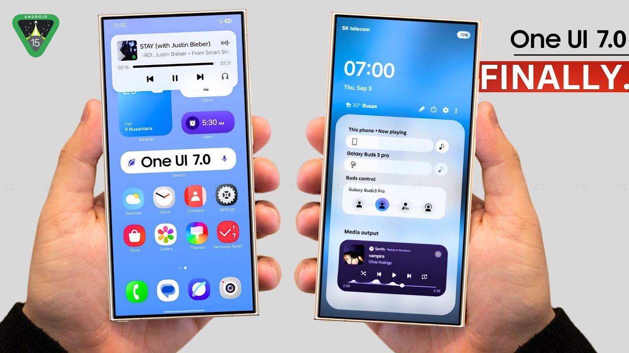 Samsung One UI 7.0 Android 15 - YES, FINALLY! - YouTube