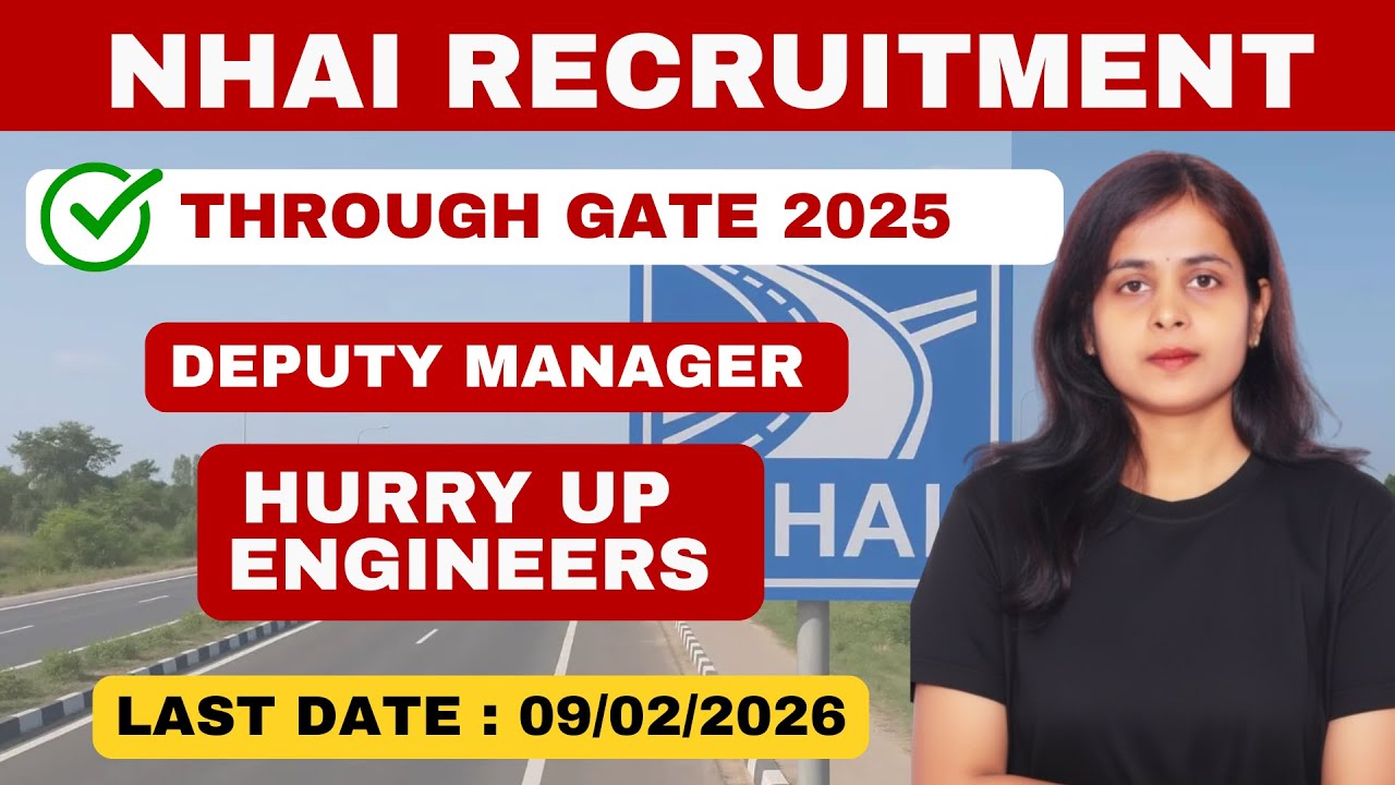NHAI Deputy Manager (Technical) Recruitment 2026 - YouTube