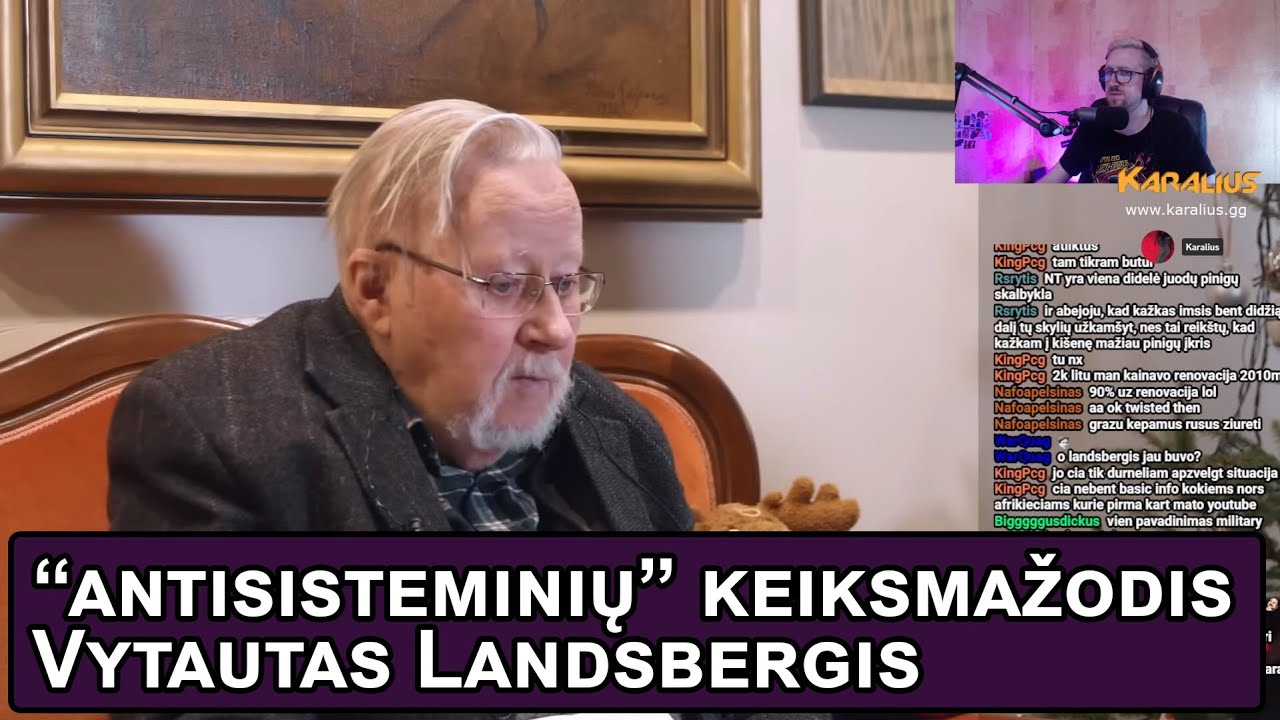 Vytautas Landsbergis apie politiką ir kultūrą - Bernardinai LT | Karalius Reaguoja - YouTube
