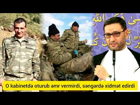 Səngərdə döyüşən general və meydanlara axışan xalq dünyaya hansı mesajı verdi ? Hacı Şahin