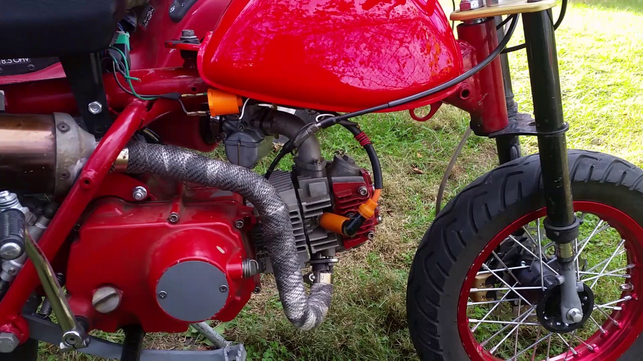 Slightly modified 1969 Honda Z50 - YouTube