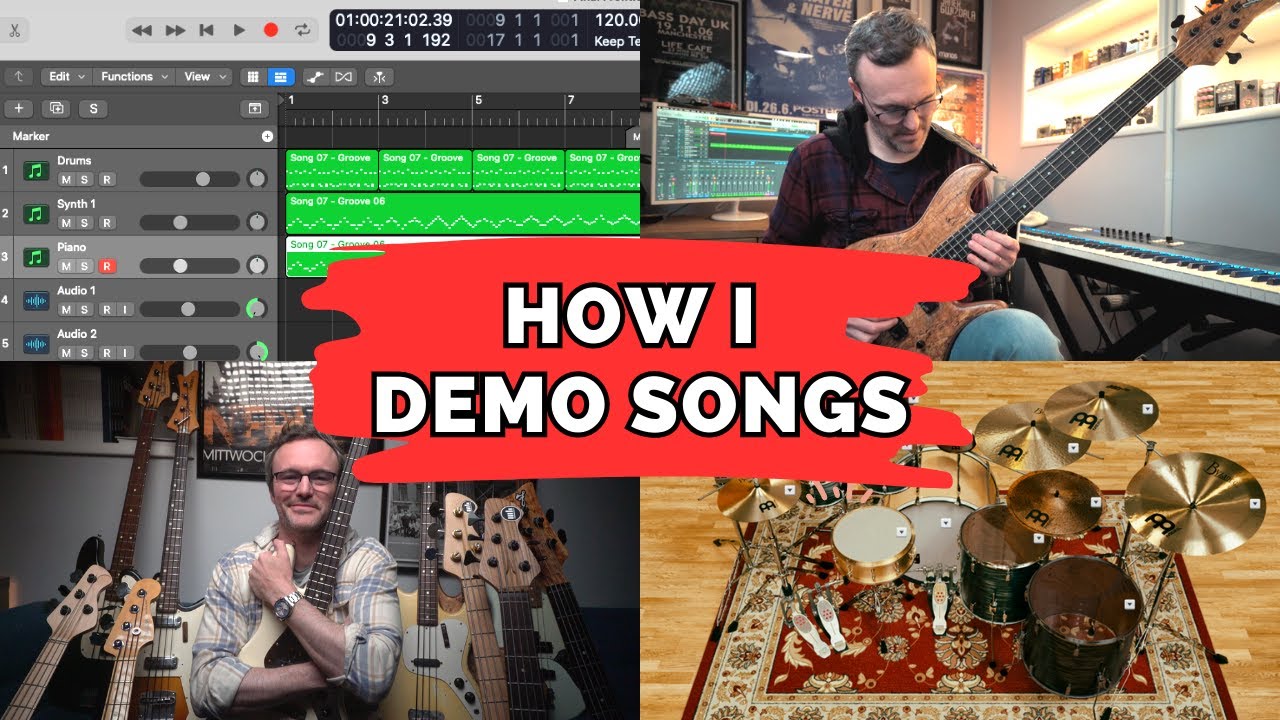 How I Demo Songs For A Recording Session - YouTube