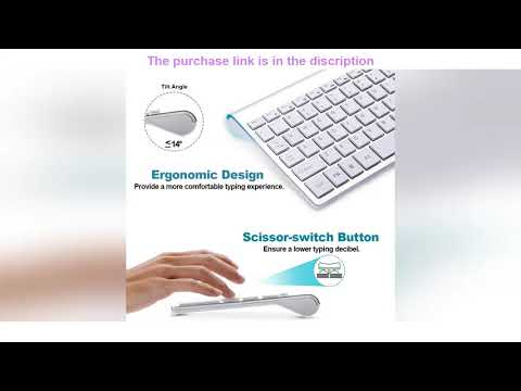 2.4G Wireless Keyboard and Mouse Russian Layout U.S. Layout Compact Convenient Ultra Thin Ergonomic