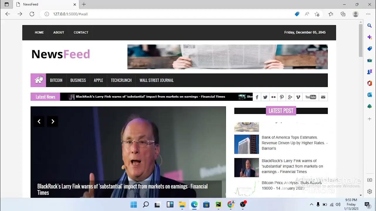 Google news API project - YouTube