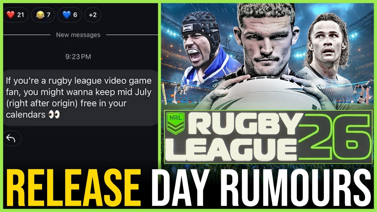 We FINALLY Have a Release Date For Rugby League 26? - YouTube