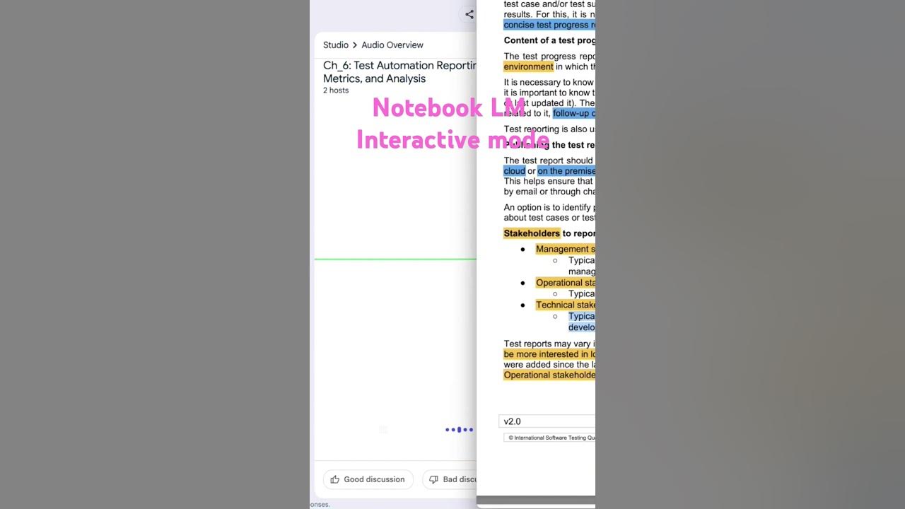 Use Notebook LM Interactive mode to talk to AI about the topic you're learning #notebooklm # ...
