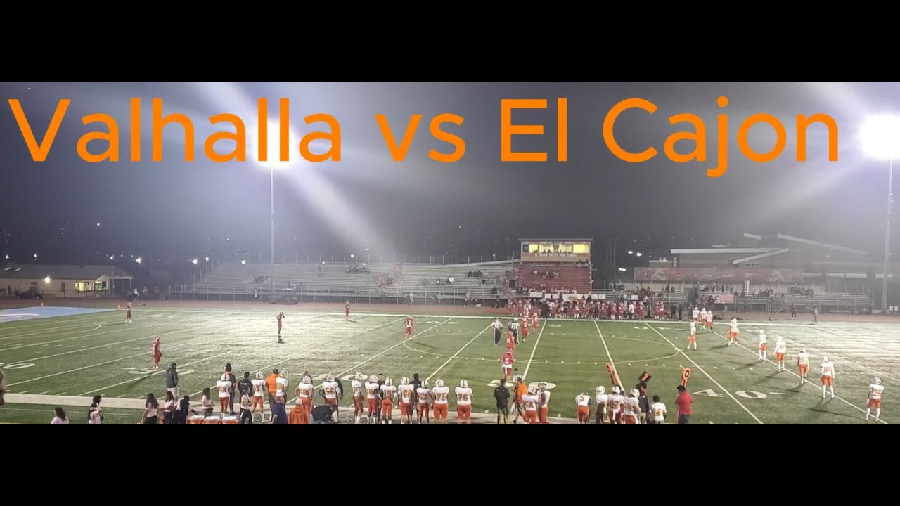 Valhalla Football vs El Cajon - YouTube