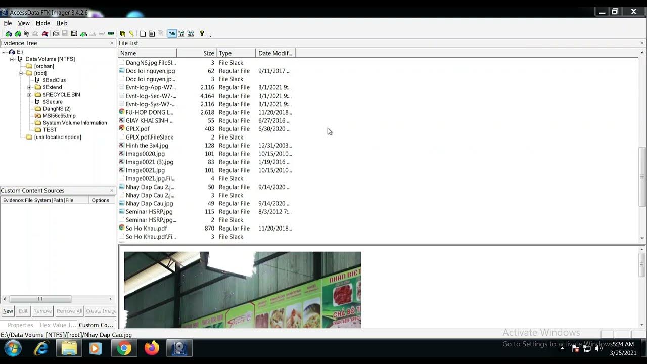 2 Điều tra số với Disk Image trong FTK Imager - YouTube