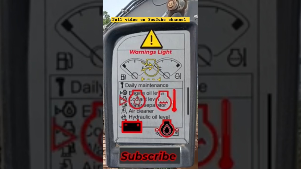 Cat Excavator Warning Lights - Infoupdate.org
