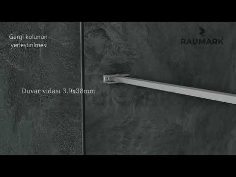 RAUMARK BATH SEPERATÖR CAM DUŞAKABİN MONTAJ VİDEOSU