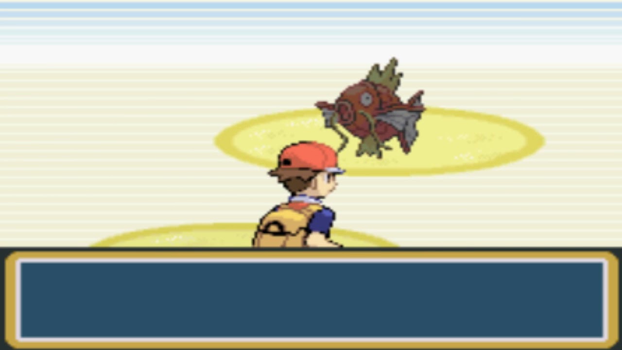 Pokemon FireRed shiny Magikarp! 109 FE's - YouTube