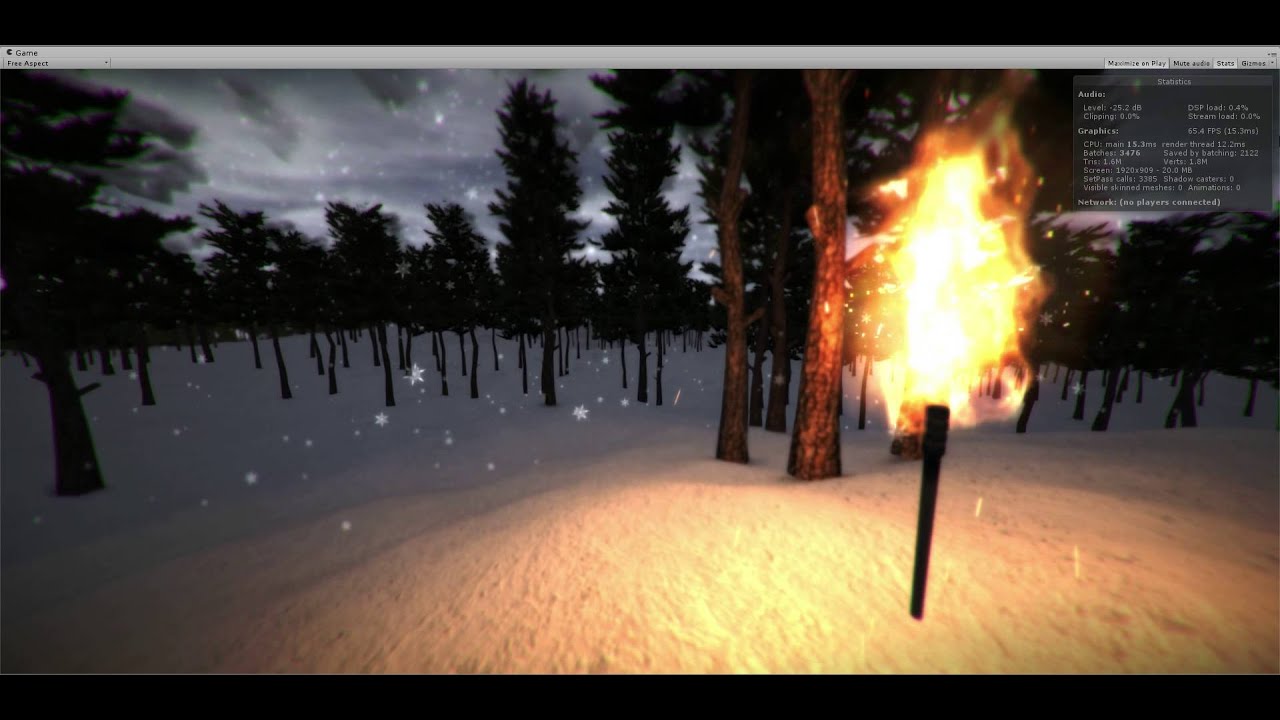 [Unity 5] Snow Scene - YouTube