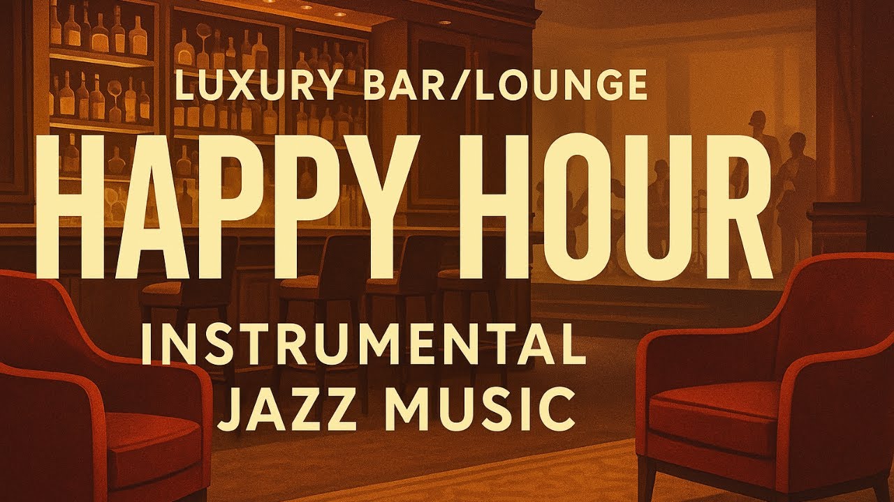 🎷Happy Hour Jazz at the Lounge | Smooth Instrumental Sax & Piano Vibes ...