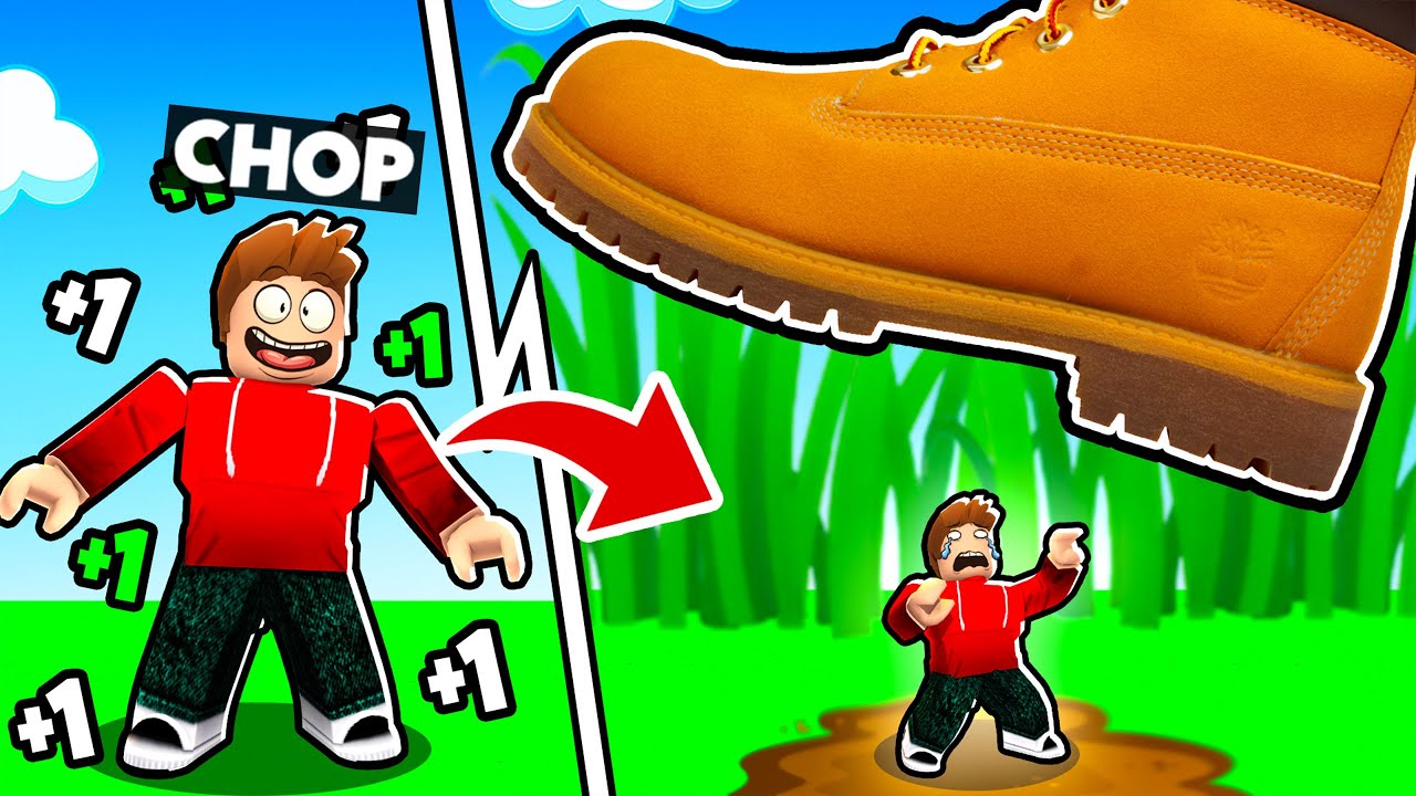 ROBLOX BUT YOUR SIZE IS -1 PER SECOND WITH CHOP - YouTube