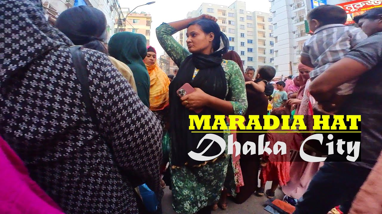 Meradia Weekly Market On Wednesday In DHAKA Capital City | Walking Tour ...